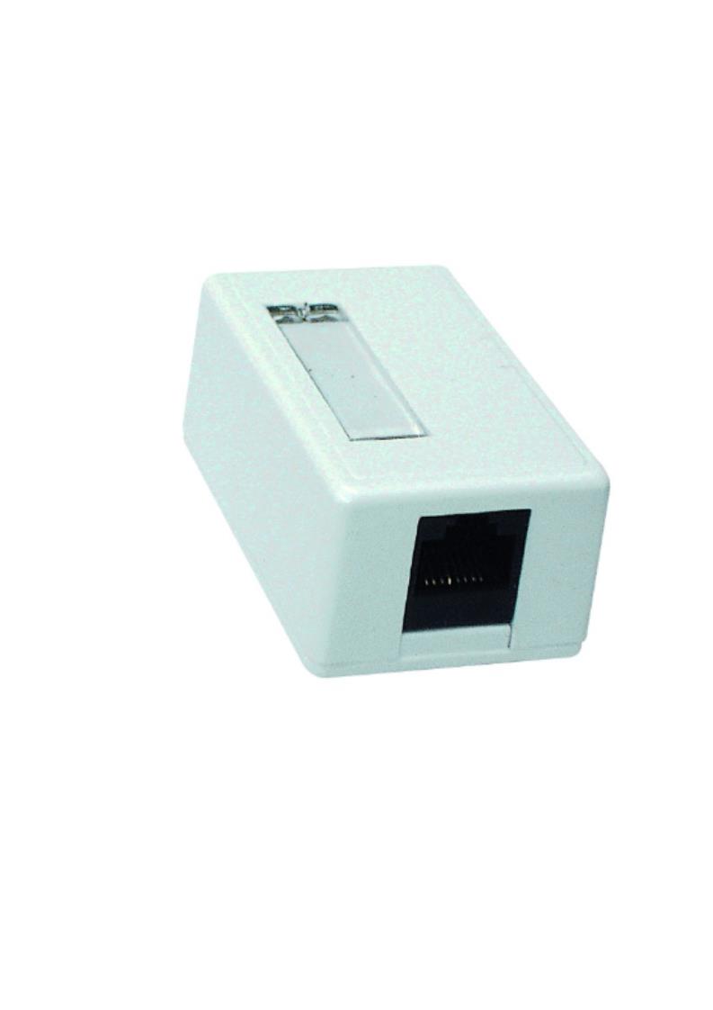 SINGLE RJ45 DATA CAT5 SURFACE MOUNT BOX - Dorite Solar