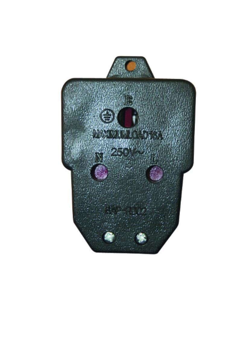 JANUS COUPLER DOUBLE BLACK RUBBER 15A - Dorite Solar